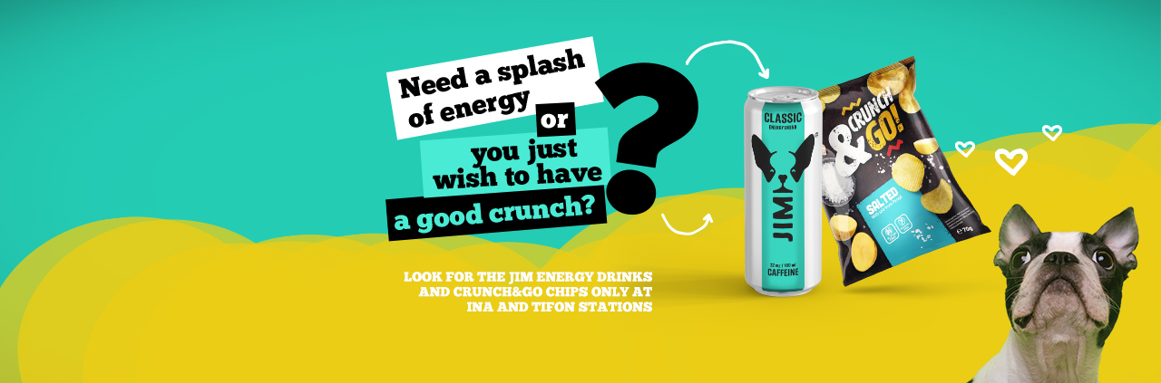 Our products — JIM and Crunch&Go - INA, d.d.